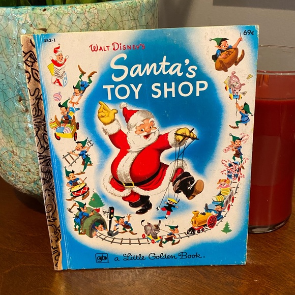 Holiday | Walt Disneys Santas Toy Shop Little Golden Book Vintage 198 ...